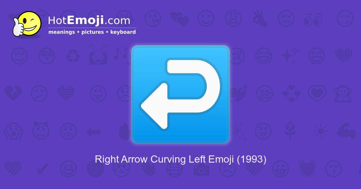 U Turn Arrow Emoji